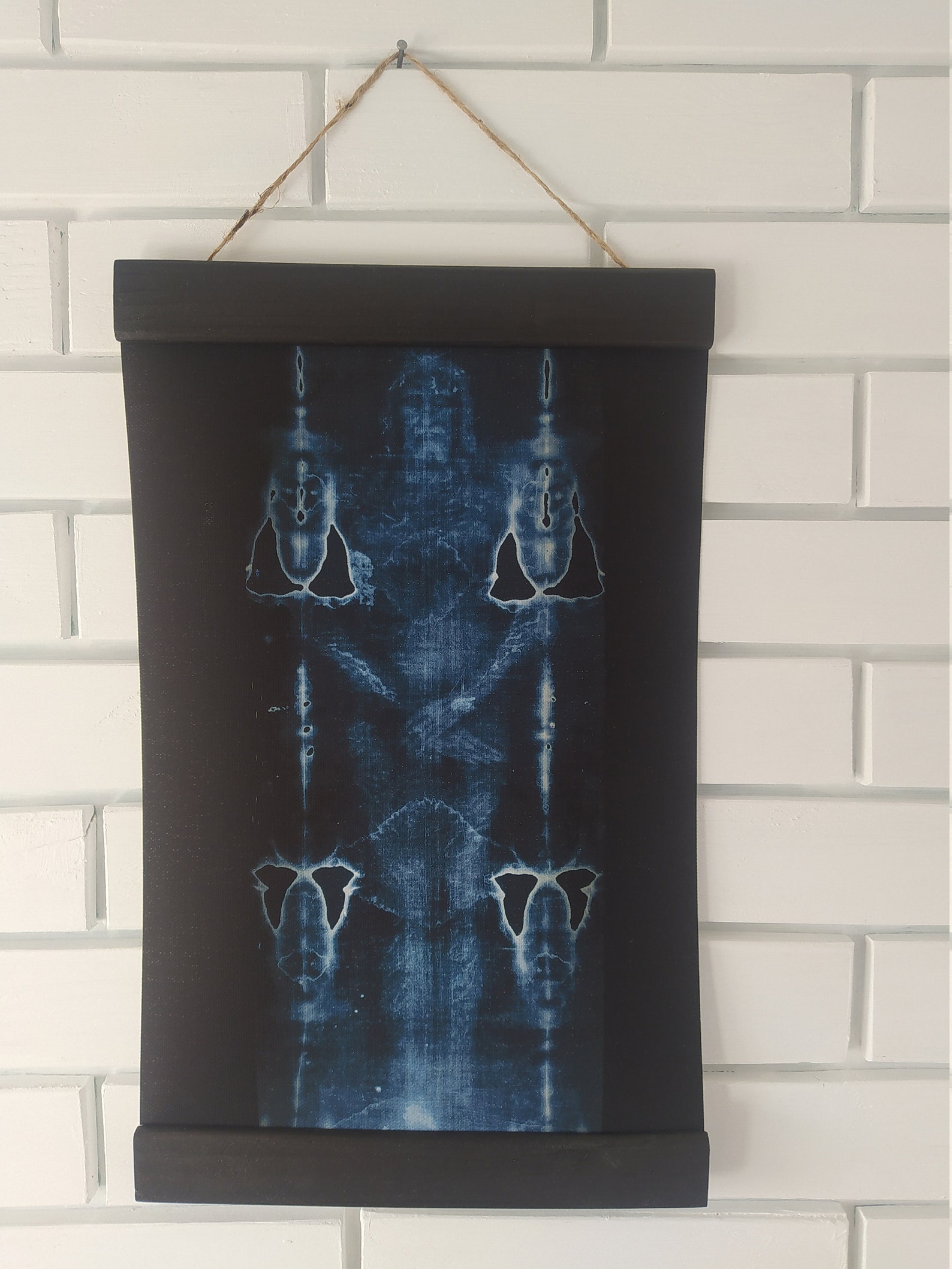 The Shroud of Turin X-ray Jesus Christ Wood Framed Canvas Print, the ...