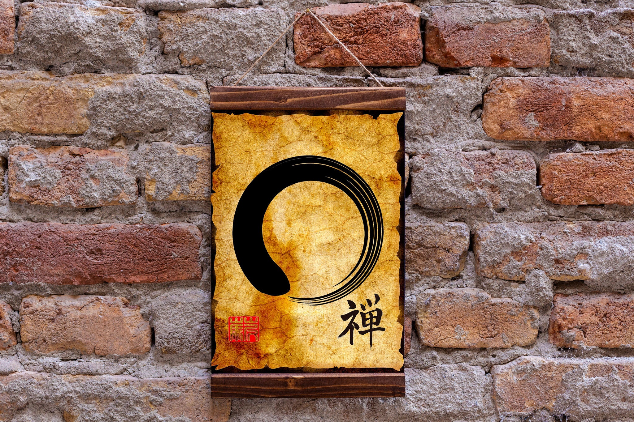 Zen Poster Zen Decor Enso Poster Wabi Sabi Meditation Poster Yoga ...