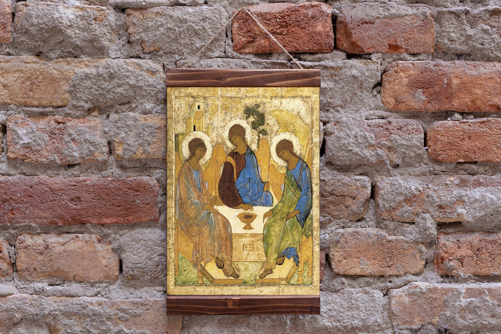 HOLY TRINITY ICON by Rublev Andrei Greek Orthodox Icon - Etsy