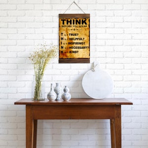 Classroom Poster Think Educational Poster School Poster Home School ...