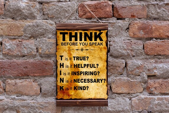 Classroom Poster Think Educational Poster School Poster Home | Etsy