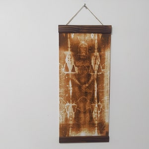 The Shroud of Turin Front and Back Holy Linen of Jesus Christ Son of ...