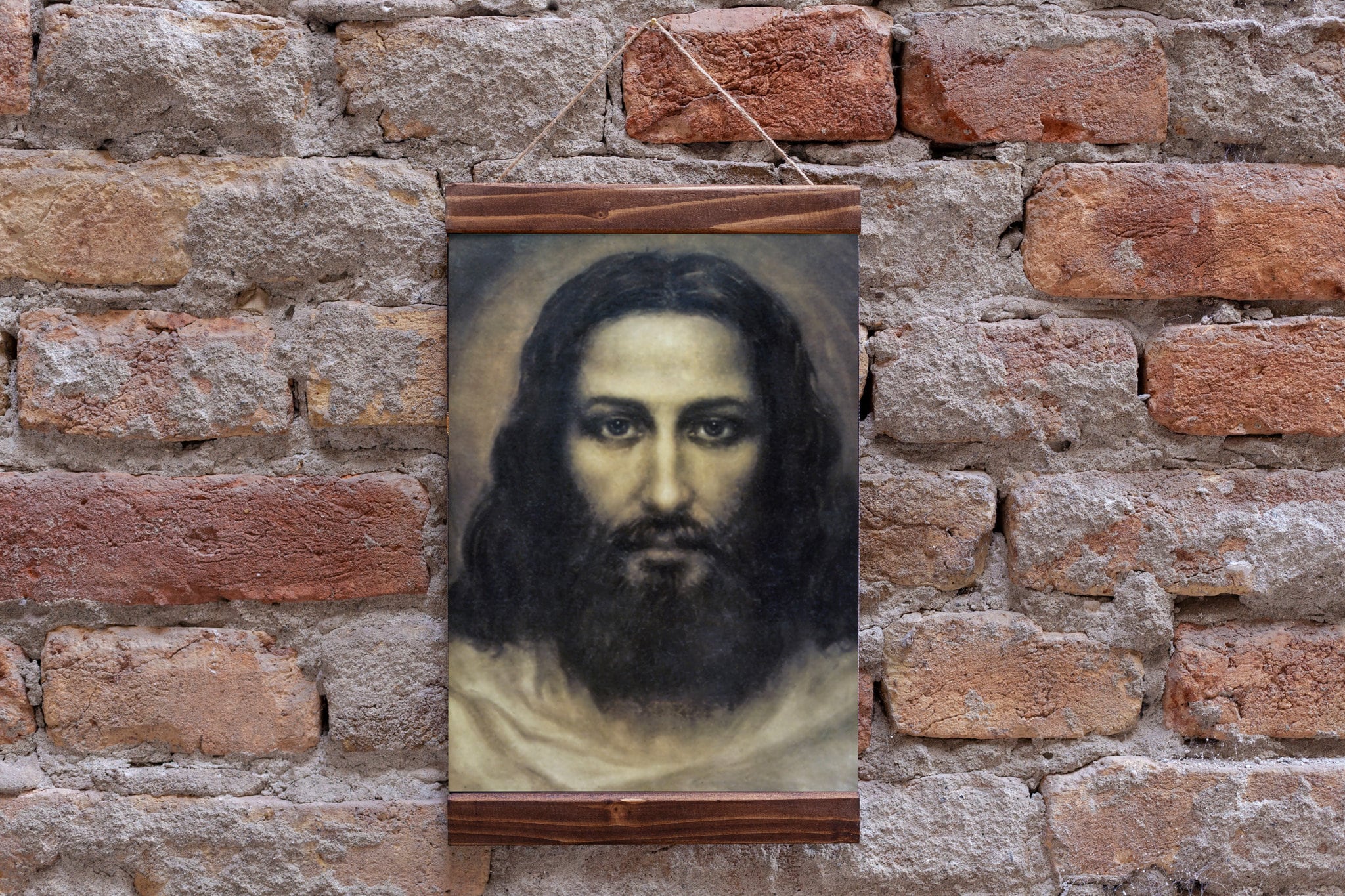 Jesus Christ Face Based on Painting by Ariel (haroutin) Agemian Wood ...