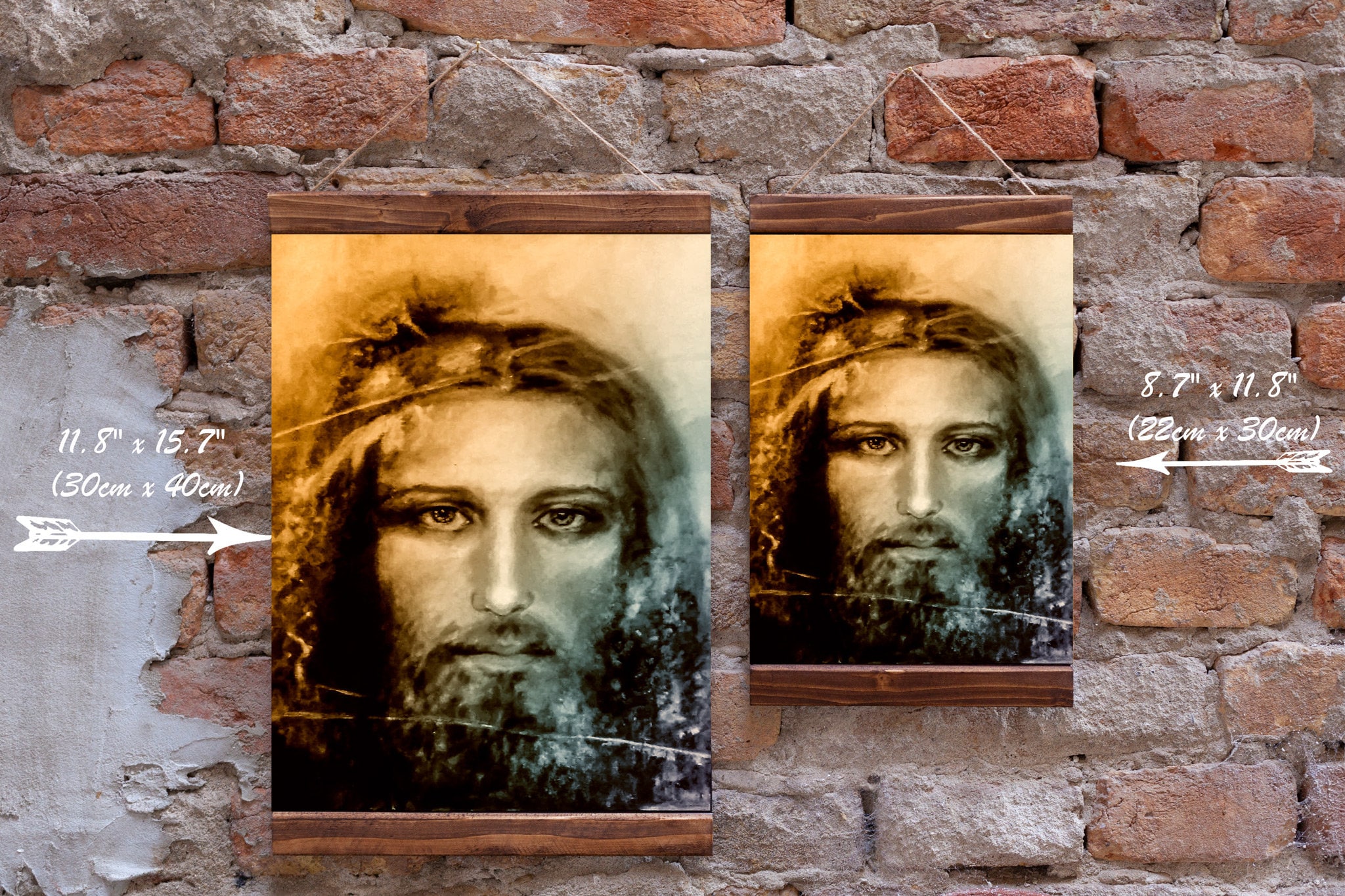 Real Face of Jesus Christ Shroud of Turin Picture Christian Catholic ...