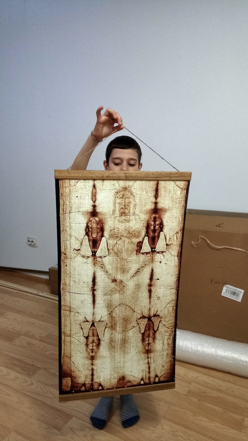 The Shroud of Turin Holy Linen of Jesus Christ Son of God Wood - Etsy