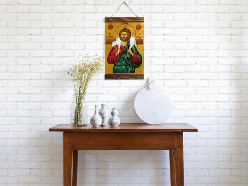 Jesus Christ the Good Shepherd Greek Byzantine Orthodox Christian Icon ...
