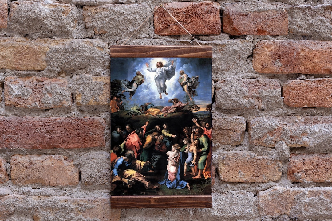 The Transfiguration (1520) by Raphael, Christian Catholic Religion Wood ...