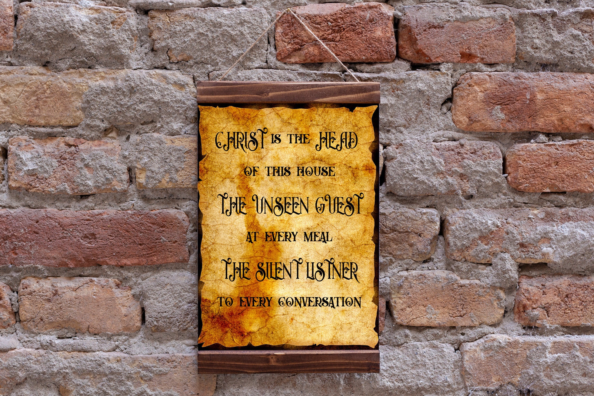 Christian New Home Gift Christ is the Head of This House Christian ...