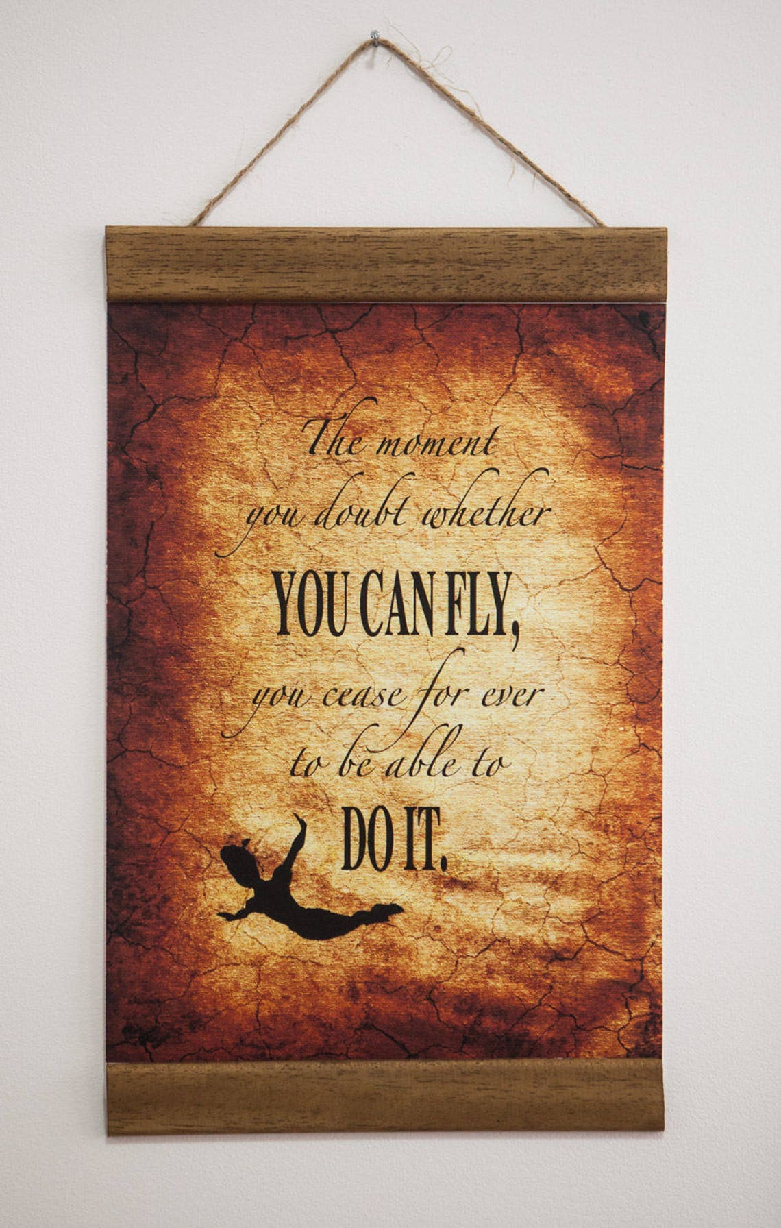 Peter Pan Quote the Moment You Doubt Whether YOU CA - Etsy