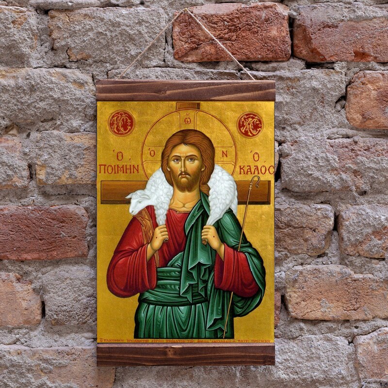 Christ Good Shepherd Icon - Etsy