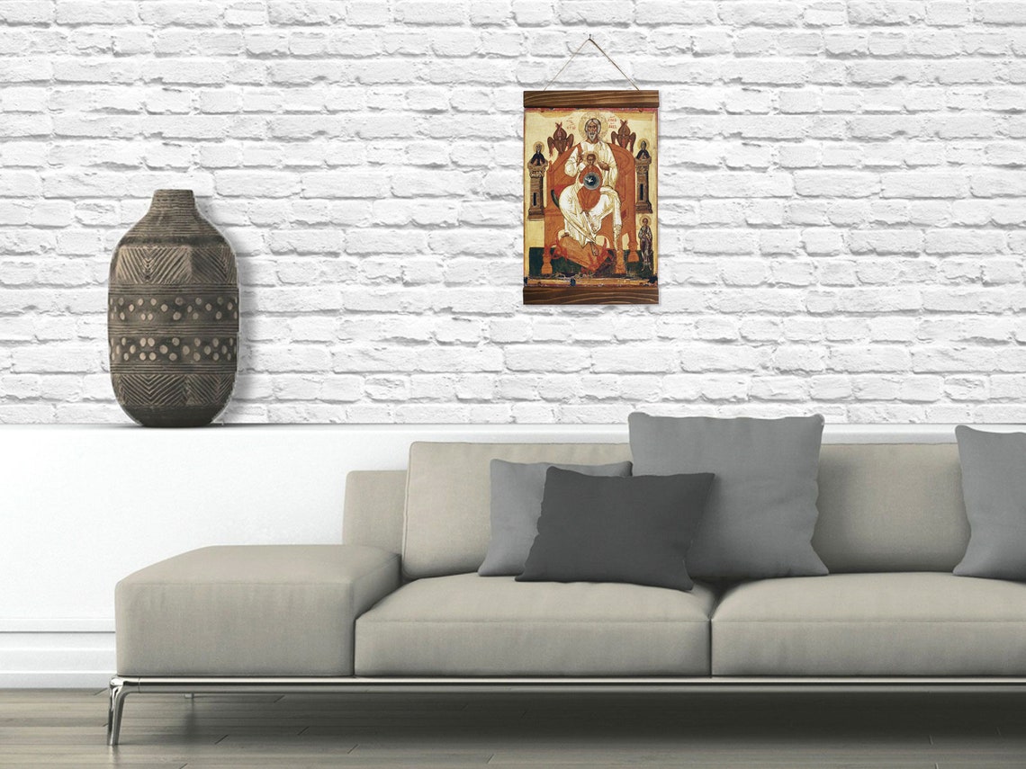 HOLY TRINITY ICON by Rublev Andrei, Greek Orthodox Icon Christian ...