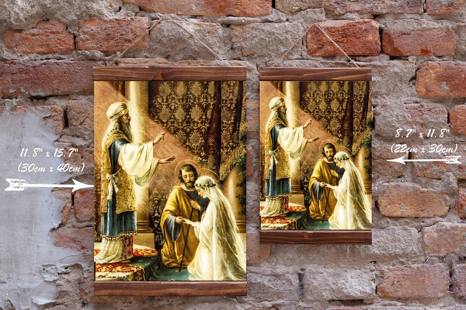 Wedding of Joseph and Mary Wedding Gift, Anniversary Gift Based on a ...