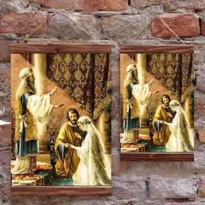 Wedding of Joseph and Mary Wedding Gift, Anniversary Gift Based on a ...