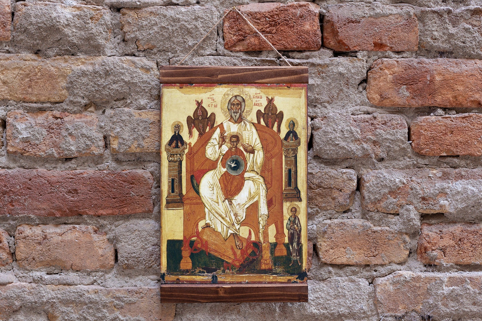 HOLY TRINITY ICON by Rublev Andrei, Greek Orthodox Icon Christian ...