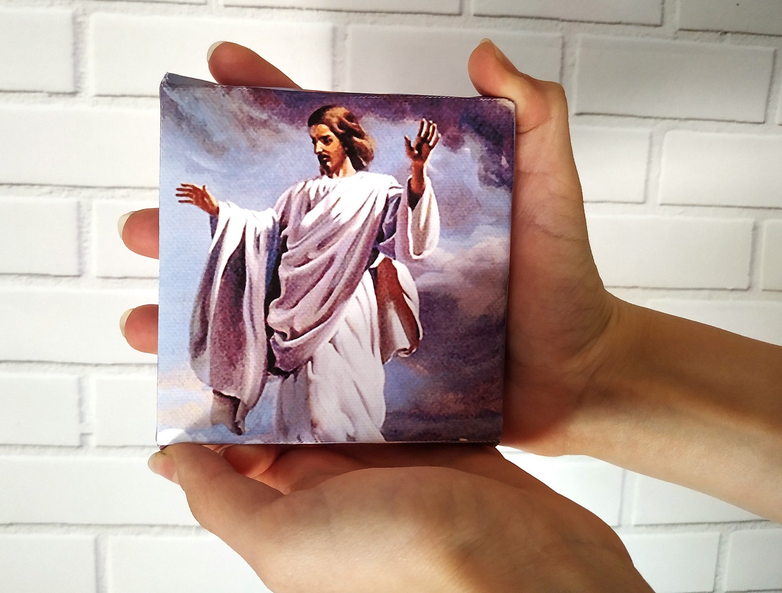 Jesus Christ Small Canvas Print Print on Tiny Canvas Mini - Etsy