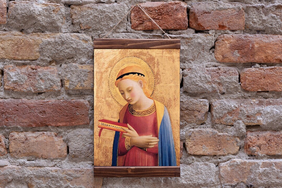 Virgin Mary Annunciate by Fra Angelico 1431–1433, Roman Catholic ...