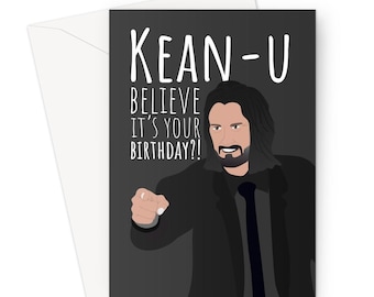 Keanu Reeves Card | Etsy