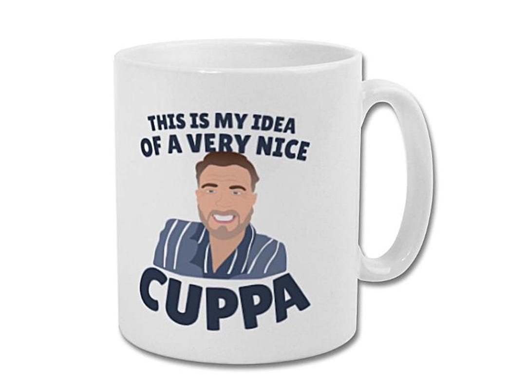 This is My Idea of A Very Nice Cuppa Mug Fan Celebrity Icon TV Mug 10oz ...