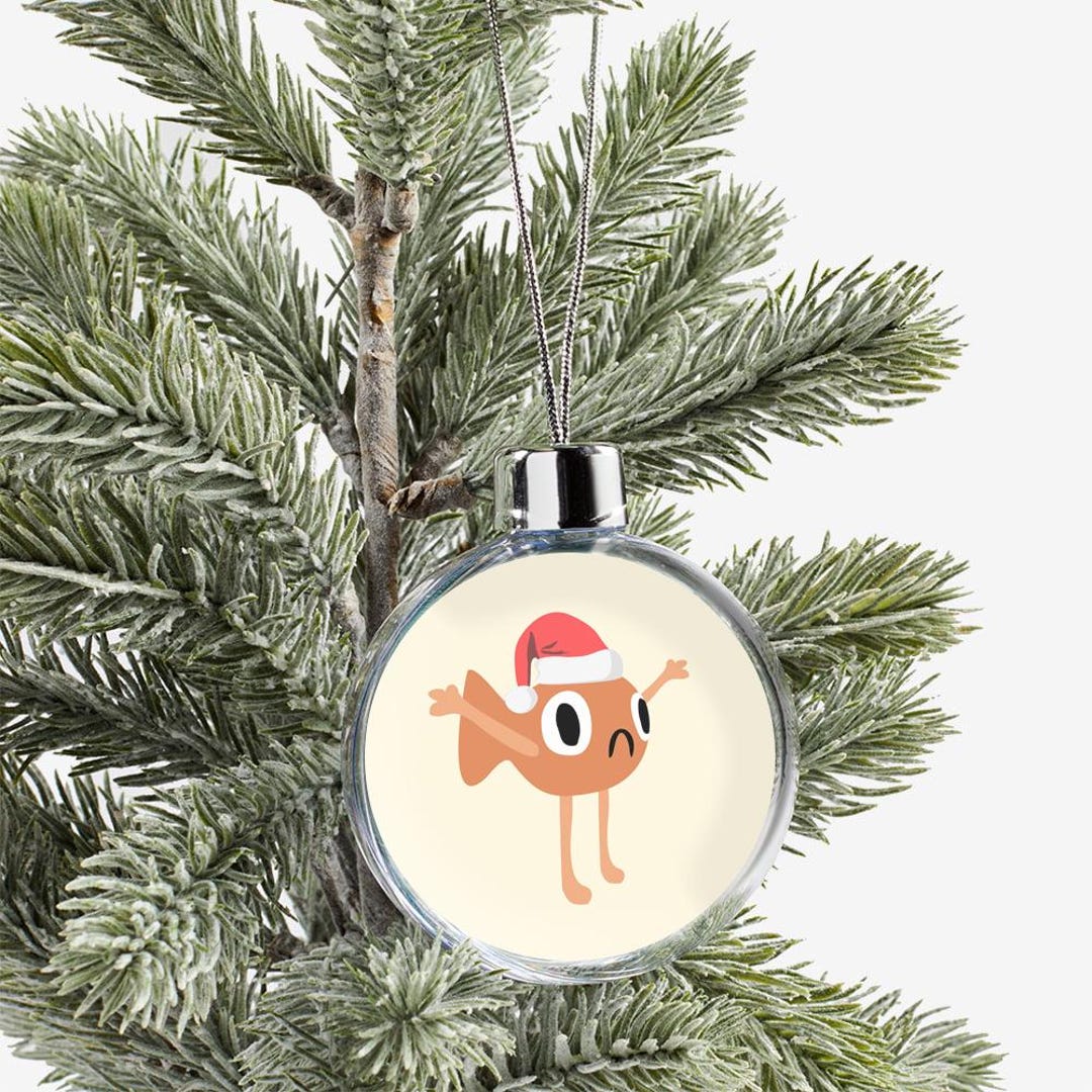 Le Poisson Steve Orange Fish Bauble Tree Christmas Decoration Gift Cute ...