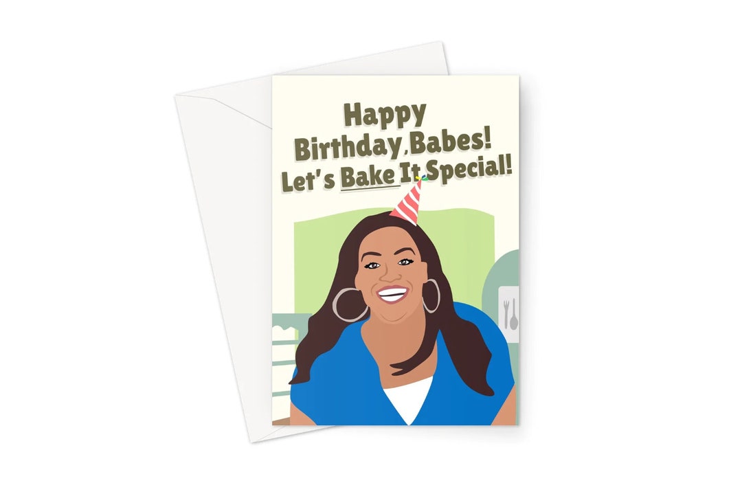 Happy Birthday, Babes! Let's Bake It Special! A5 Greeting Card Funny ...