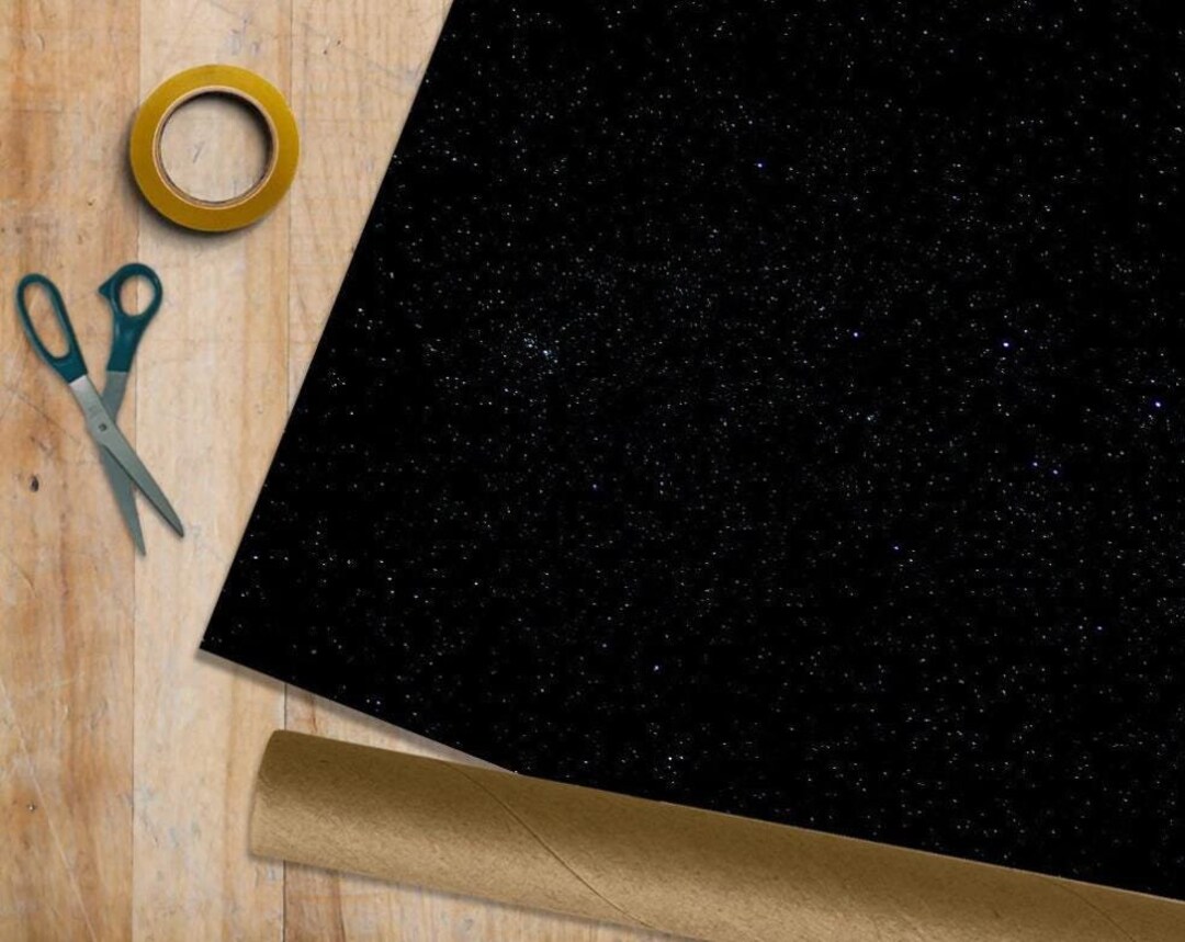 Stars in Space Rolled Tube Wrapping Paper - 1 2 5 METRE ROLL or 1 SHEET ...