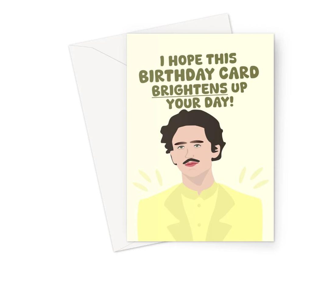 I Hope This Birthday Card Brightens up Your Day! A5 Greeting Card ...