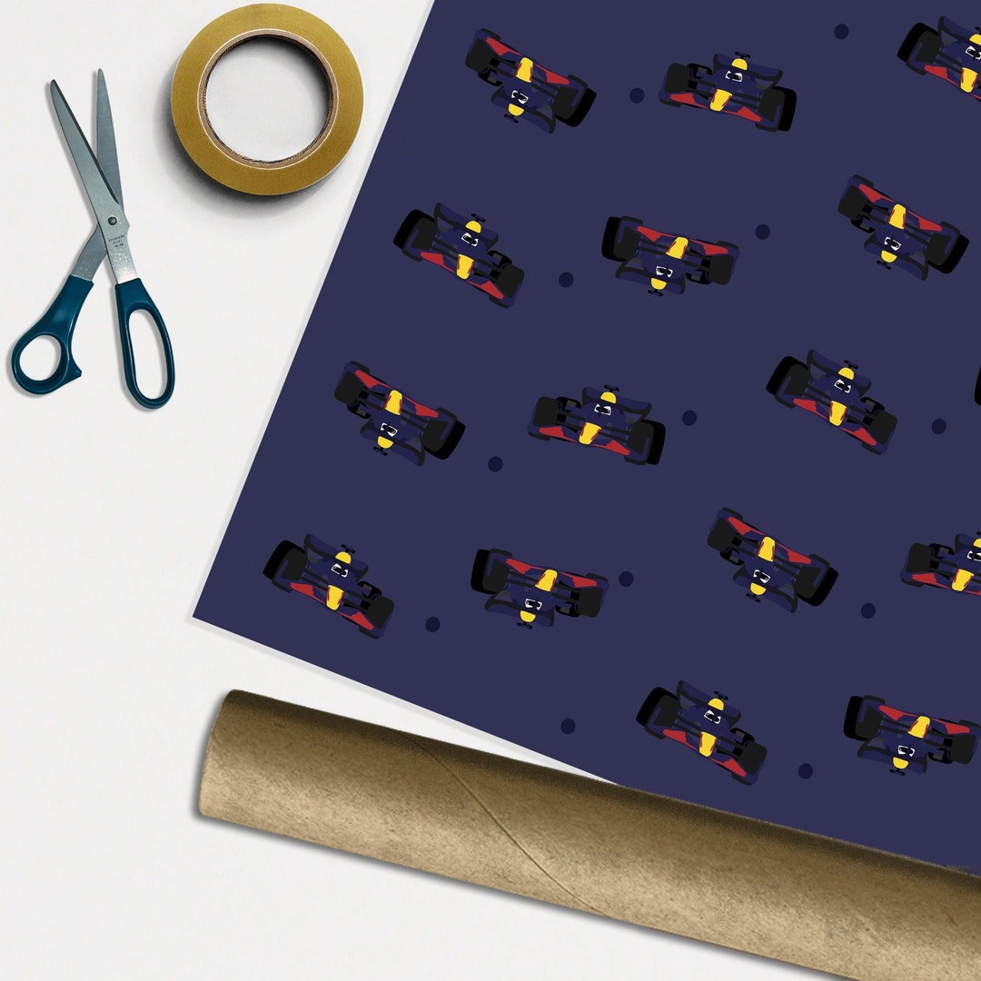Max Verstappen Rolled Tube Wrapping Paper 1 2 5 METRE ROLL or 1 SHEET ...