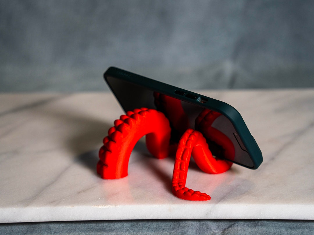 3D Printed Octopus Tentacle Phone Stand - Etsy