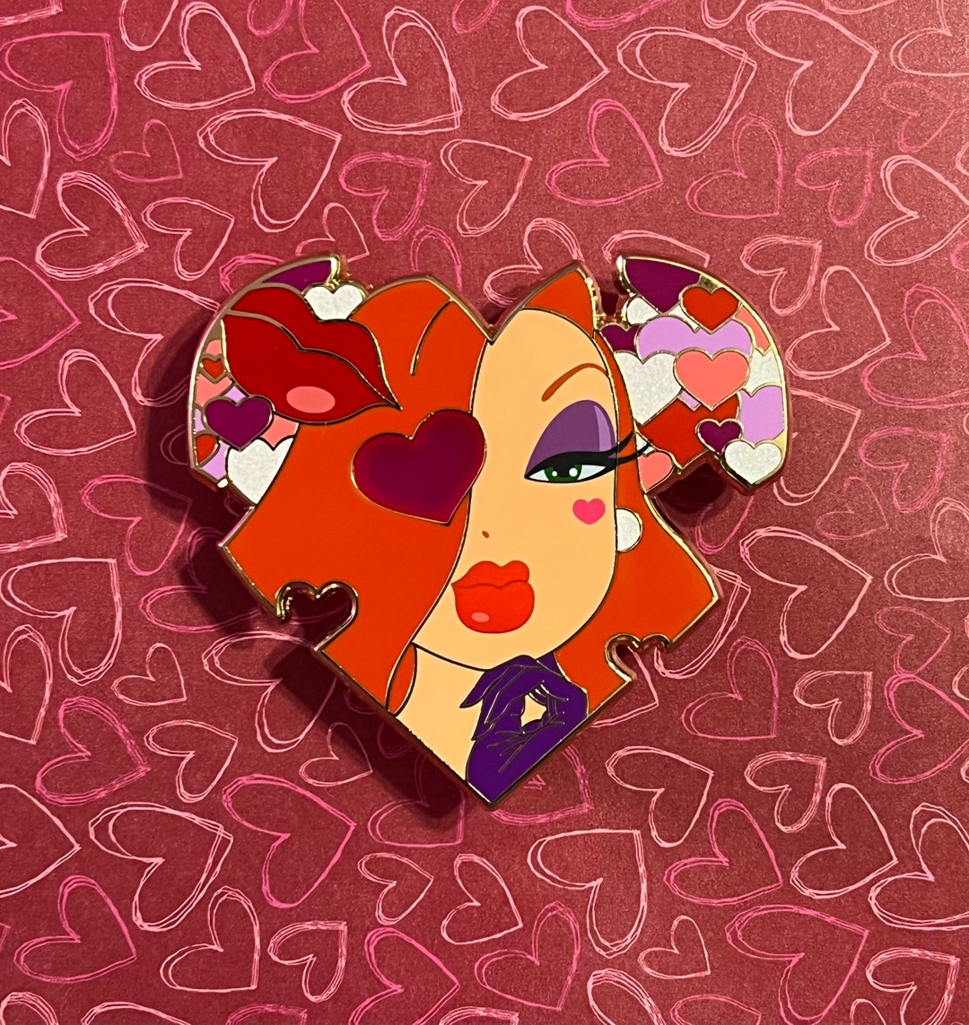 IN HAND Valentines Day Jessica Rabbit Fantasy Pin - Etsy