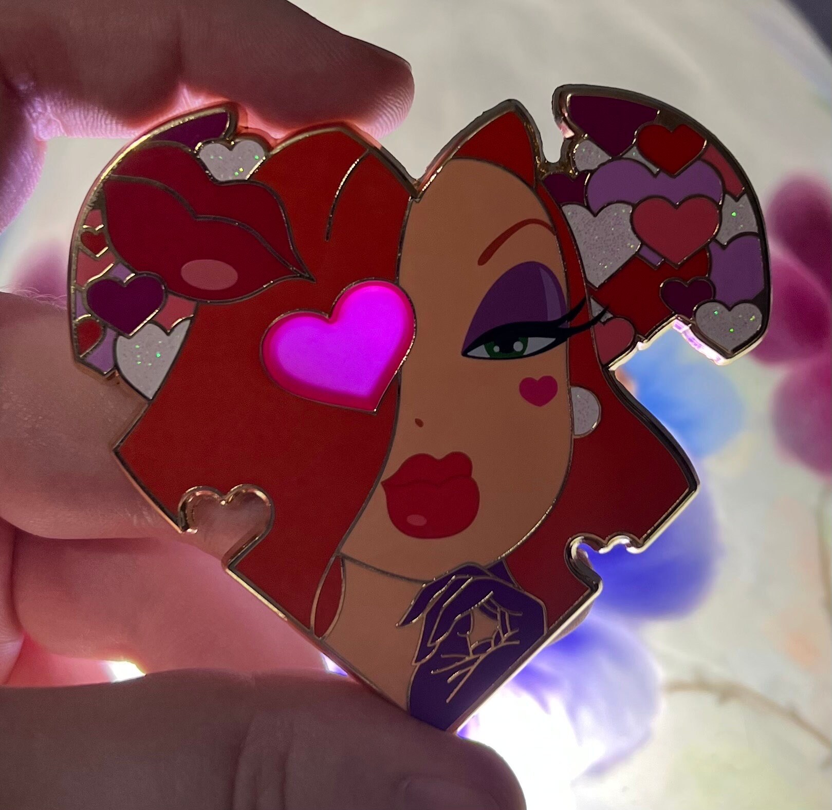 IN HAND Valentines Day Jessica Rabbit Fantasy Pin - Etsy