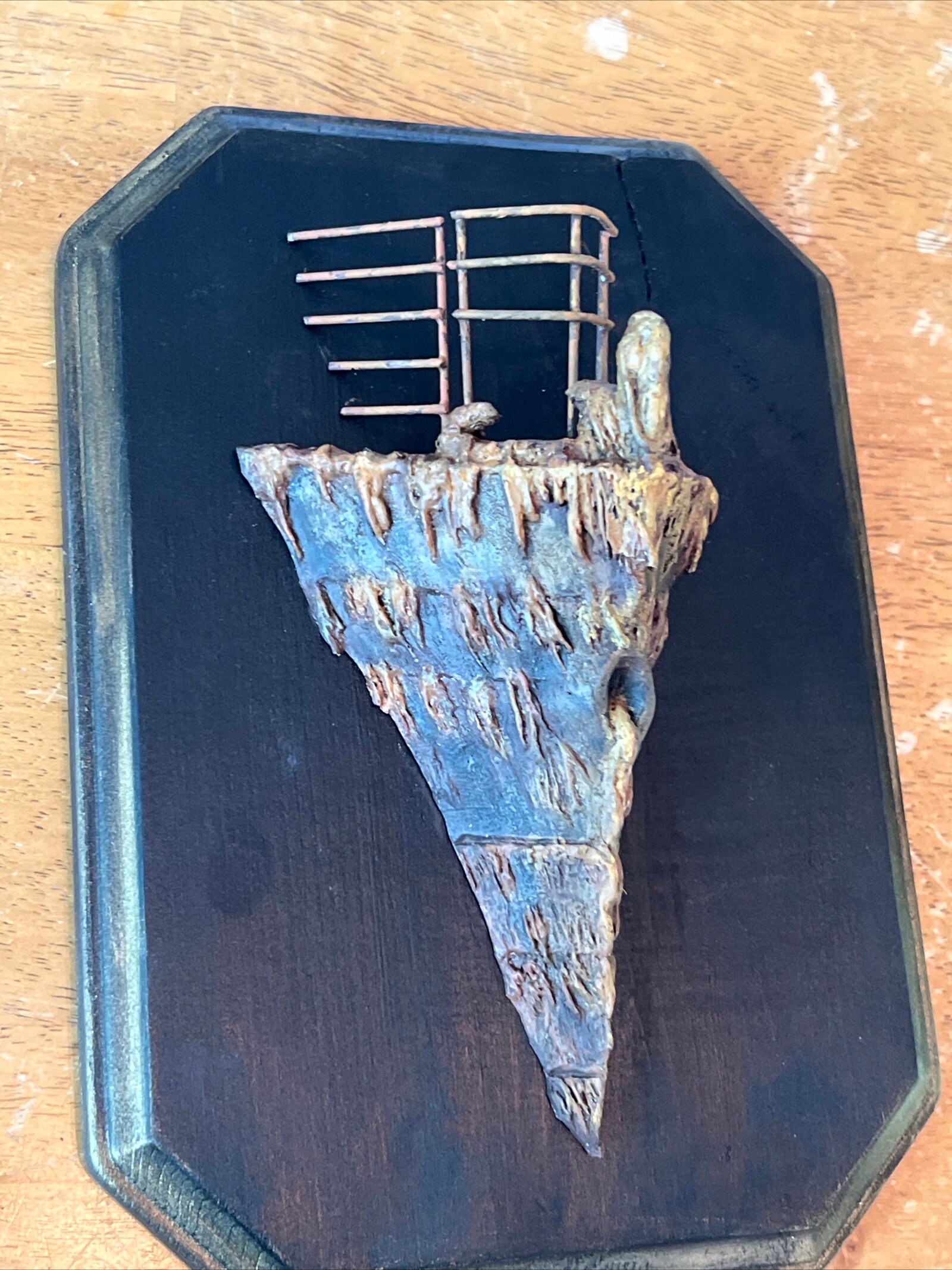 RMS Titanic Bow Wreck Resin on Wood Plaque - Etsy