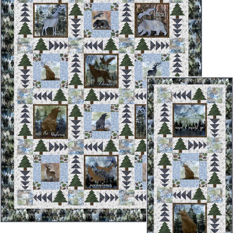 Wilderness Quilt Kit - Etsy