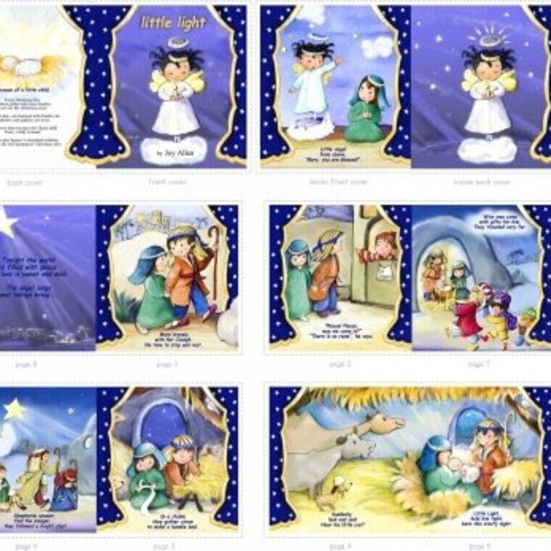 Little Light Soft Book Panel - 36" X 44" - Etsy