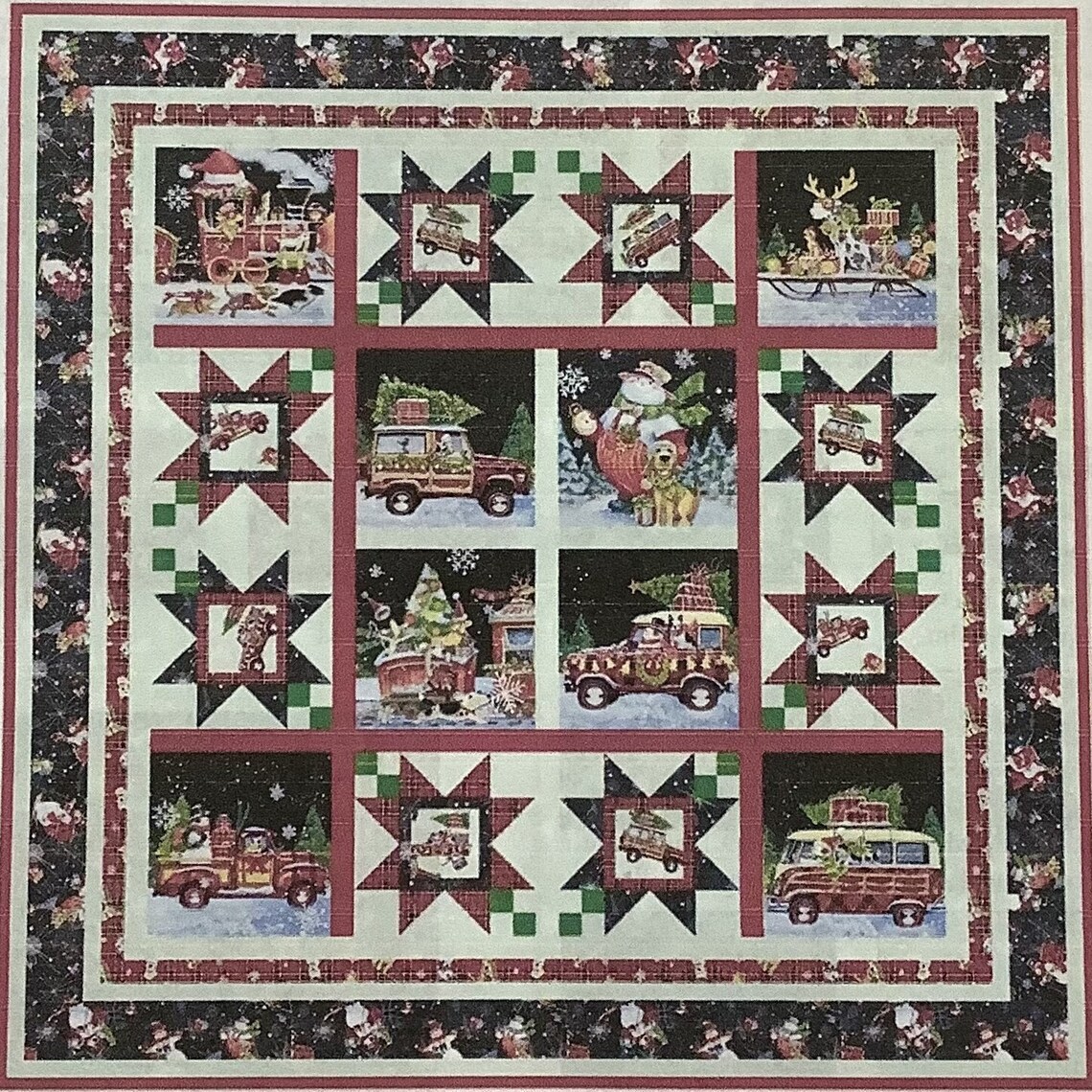 Snow Dogs Block Quilt Kit - Designed by Geoff Allen for Studio E - 48 ...