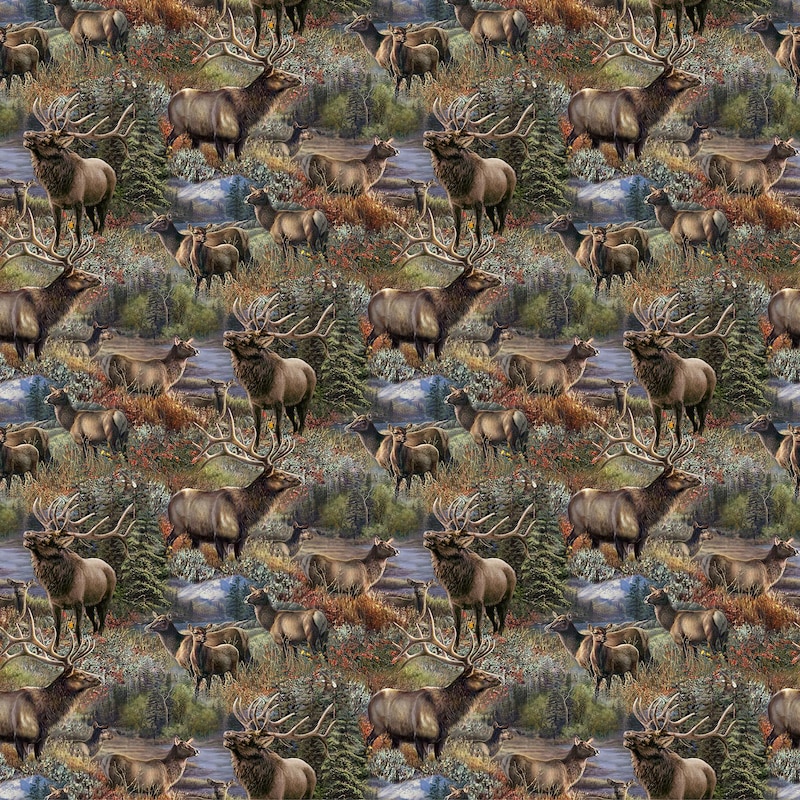 Outdoor Wilderness Fabric - Etsy