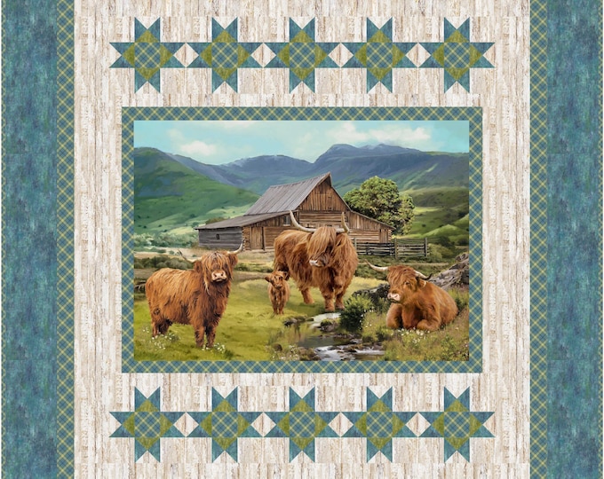 Highland Steps Wall Hanging Kit - Fabrics From Highland View Collection ...
