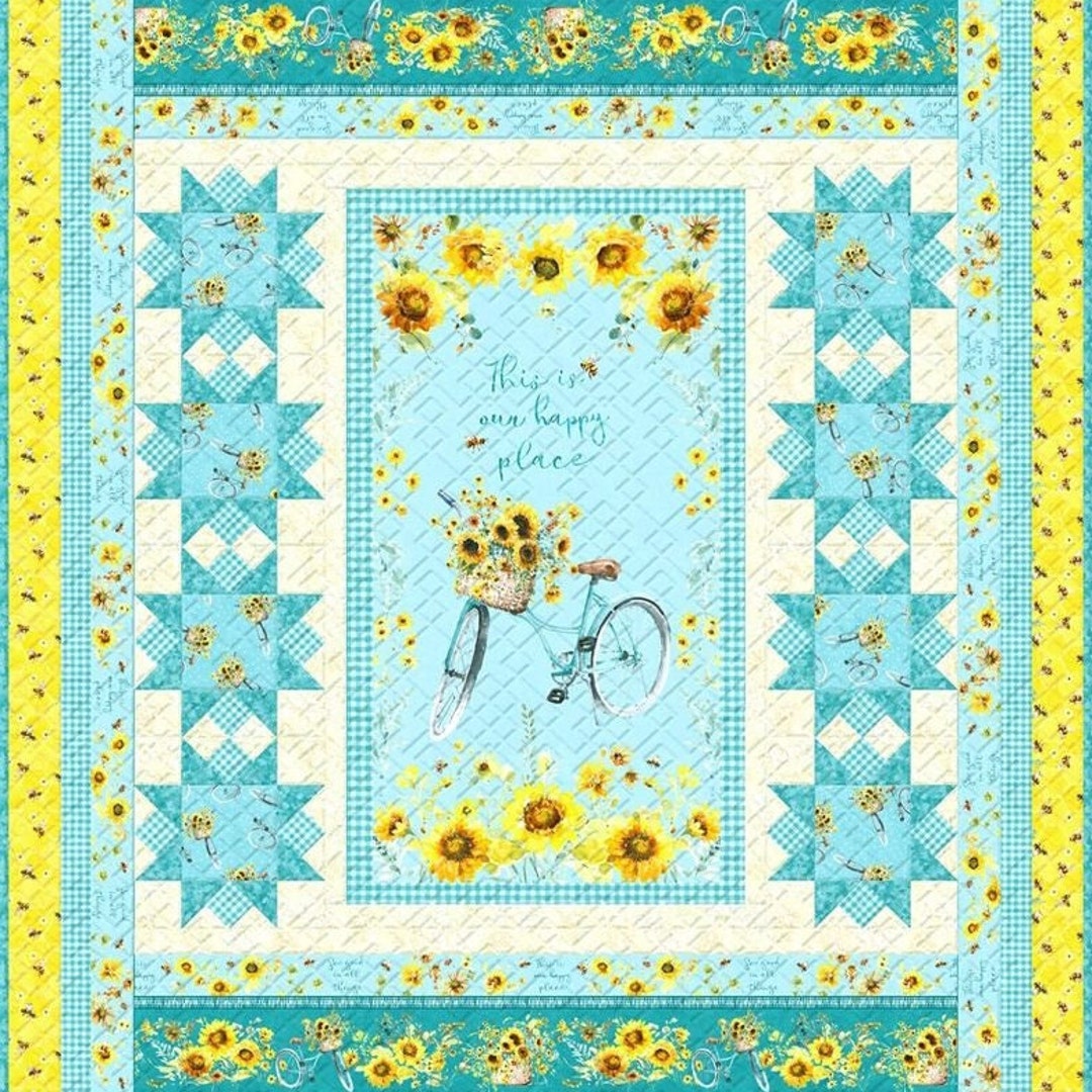 Sunflower Sweet Quilt Kit - Designed by Lisa Audit for Wilmington ...