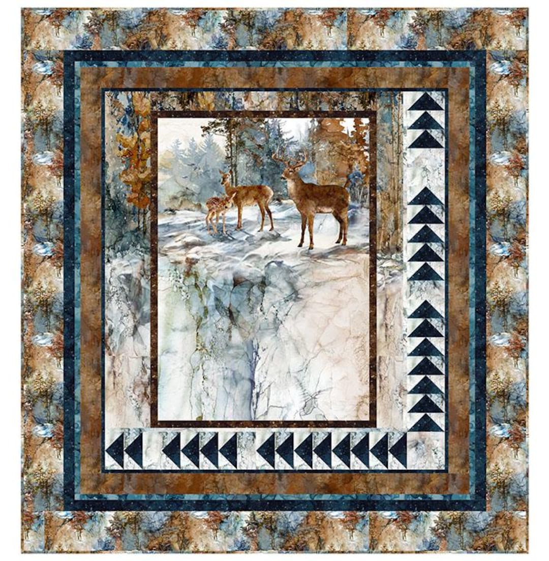 Goose Chase Quilt Kit - Fabrics From Highland View Collection by ...