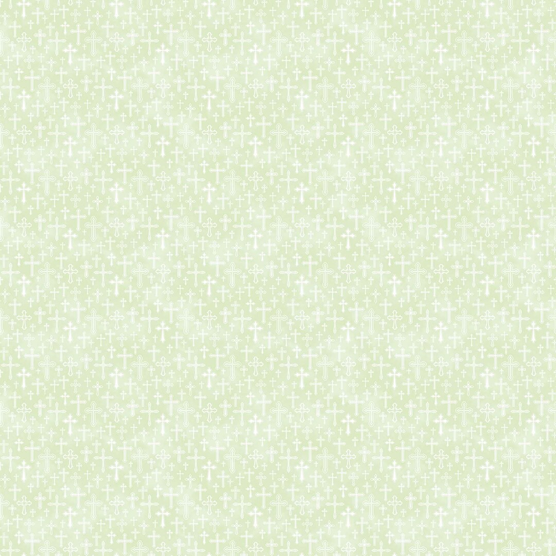 Spring Awakening - 26870 71 - Pale Green Mini Cross - by Deborah ...