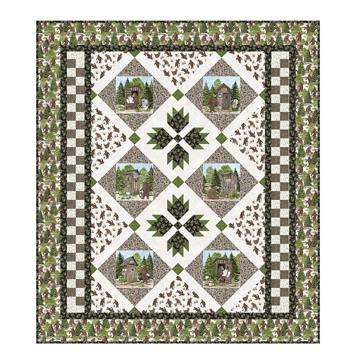Bear Necessities - 28620-36 - by Deborah Edwards for Northcott Fabrics ...