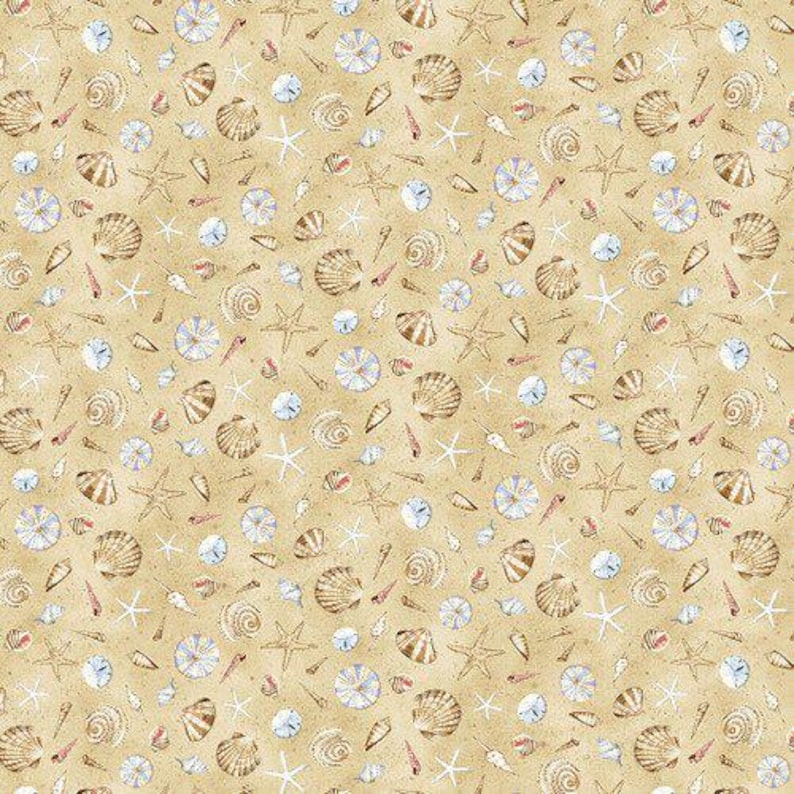 Beach Bound - by Barb Tourtillotte for Henry Glass - 602 44 - Etsy