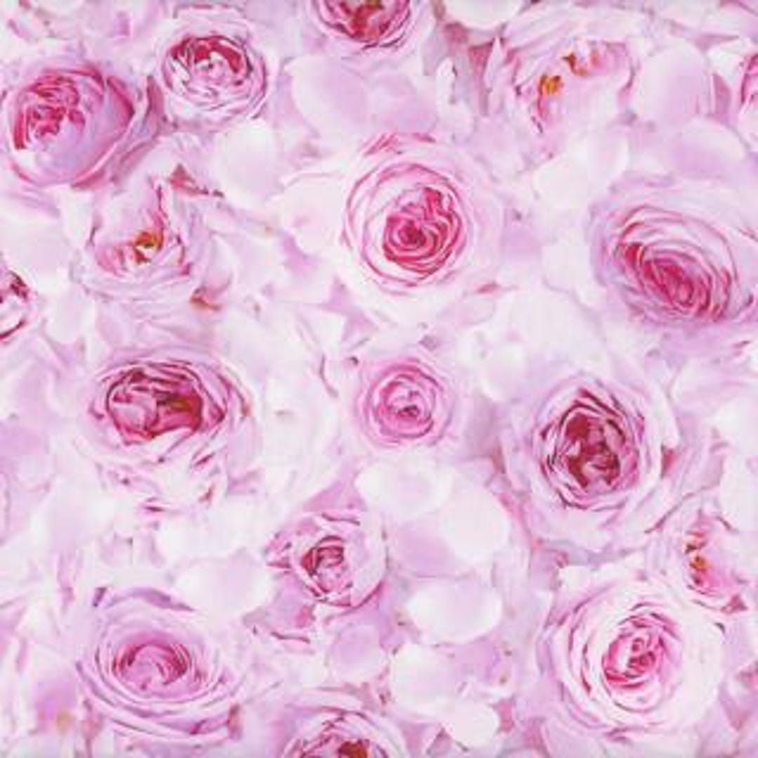Bellerose- CD3143 - Blush Packed Roses in Petals - Timeless Treasures ...