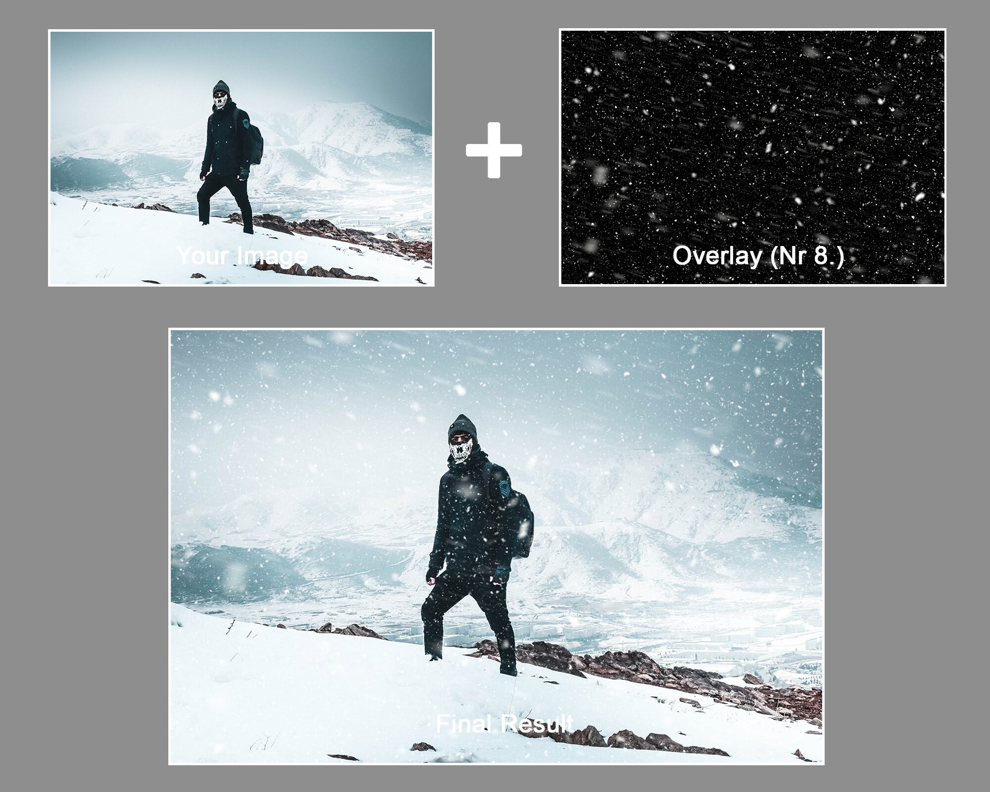 10 Snow Overlays Winter Overlay Christmas Overlay | Etsy