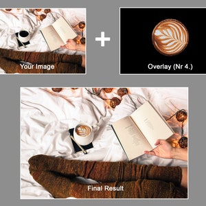 10 Coffee Overlays Coffee Art Overlay Foam Overlay Latte - Etsy Canada
