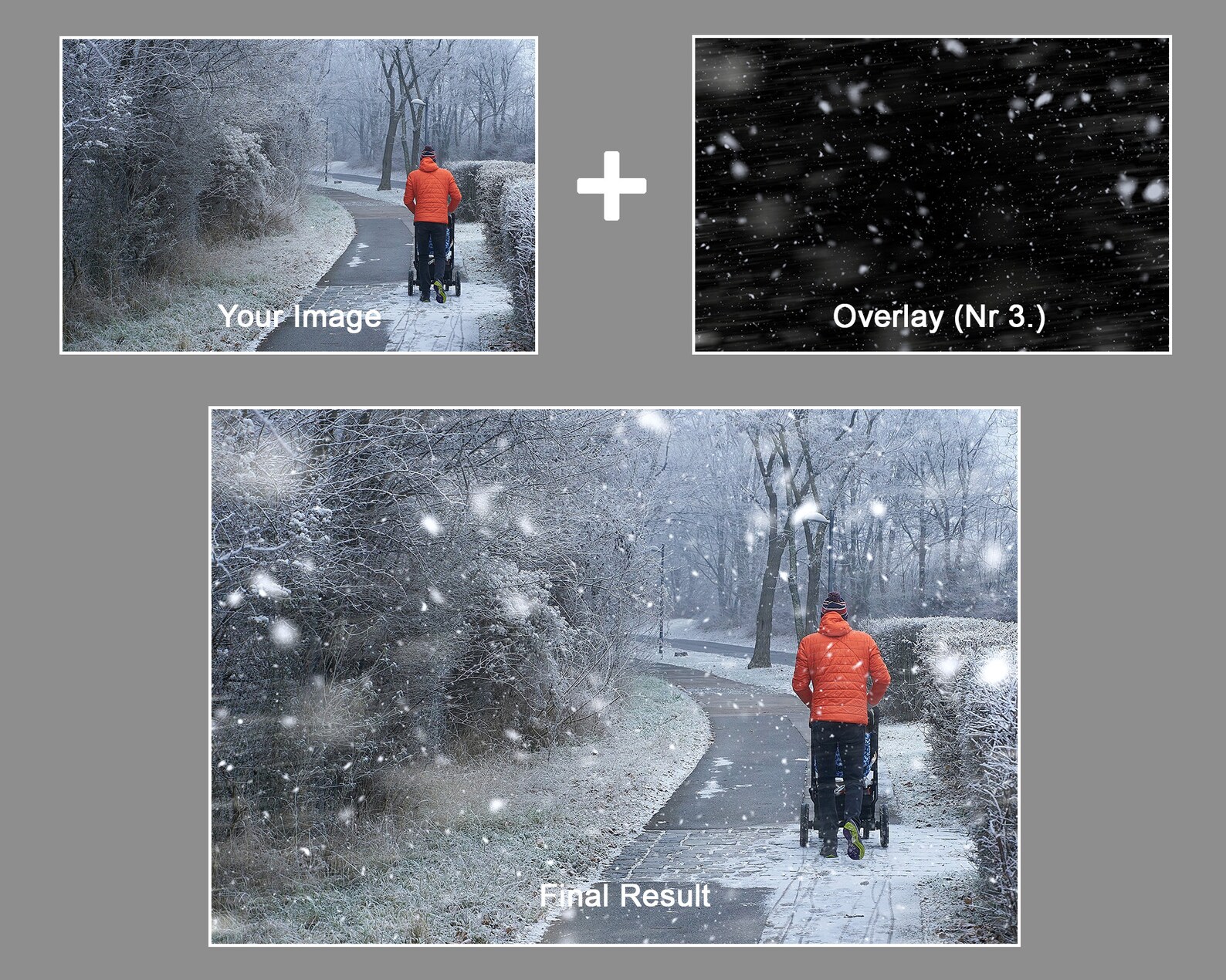 10 Snow Overlays Winter Overlay Christmas Overlay | Etsy