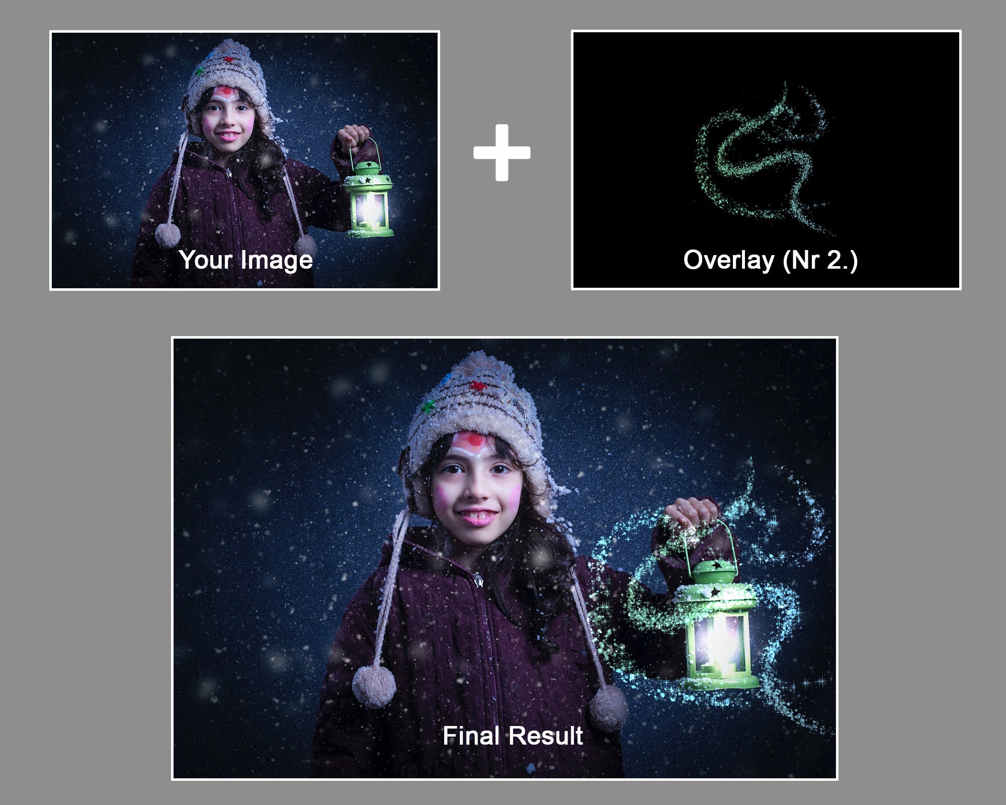 10 Magic Snow Overlays Christmas Overlays Winter Overlays - Etsy