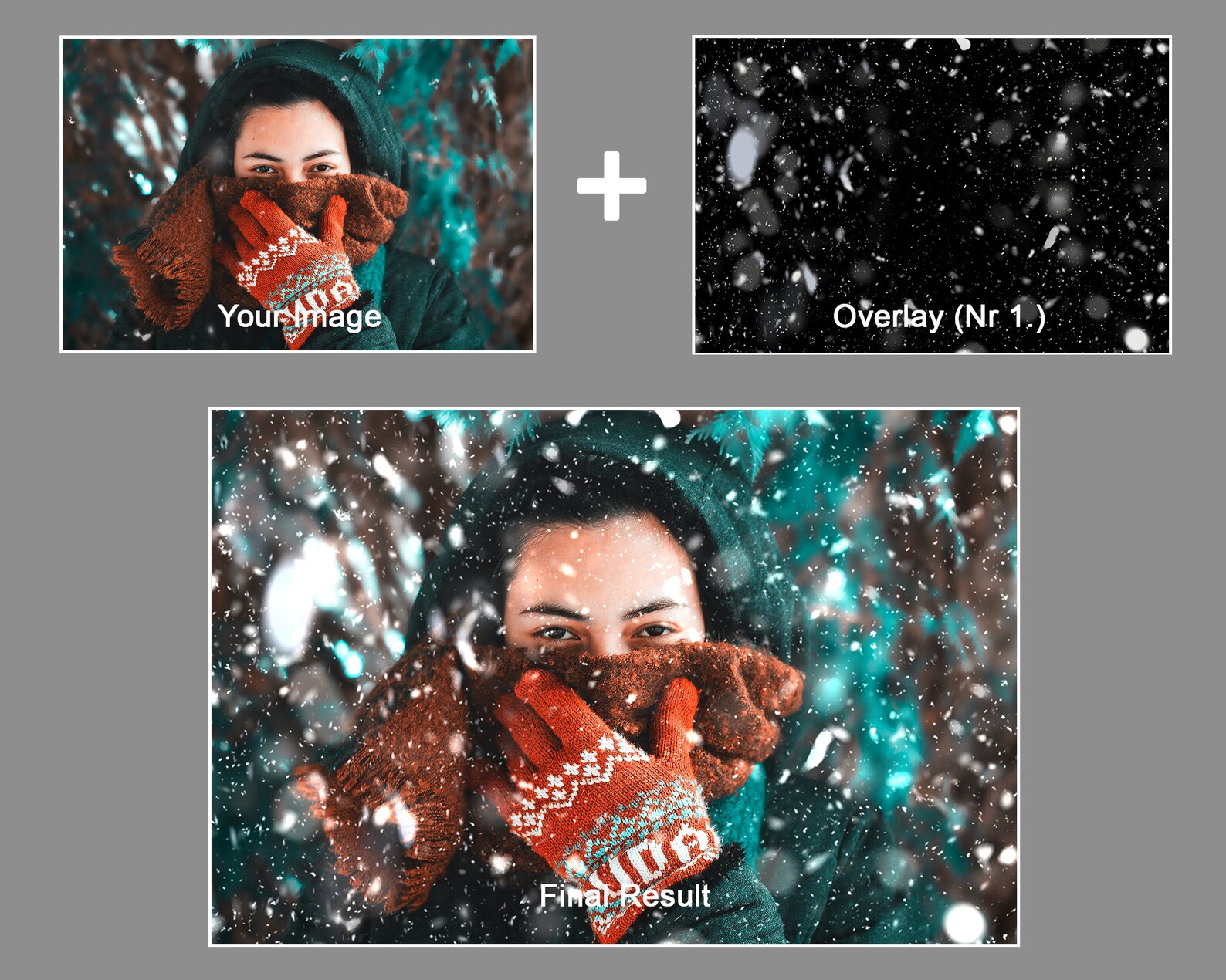 10 Snow Overlays Winter Overlay Christmas Overlay | Etsy