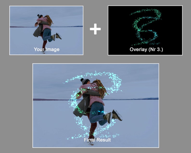 10 Magic Snow Overlays Christmas Overlays Winter Overlays - Etsy