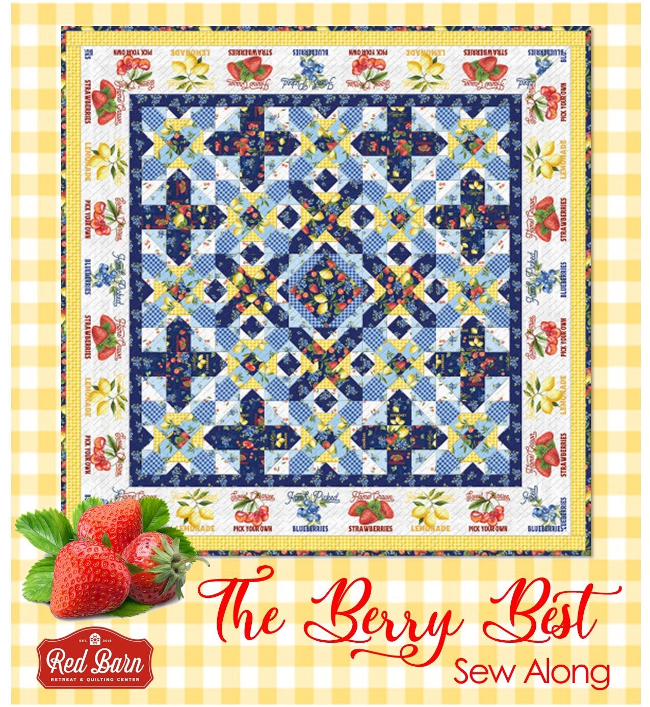 The Berry Best Quilt Kit-pattern Included - Etsy