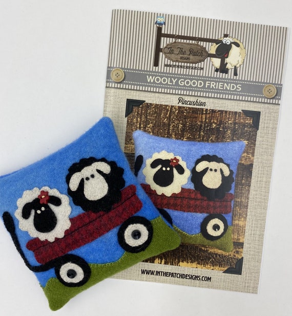 Wooly Good Friends Pincushion Kit by in the Patch Designs see - Etsy